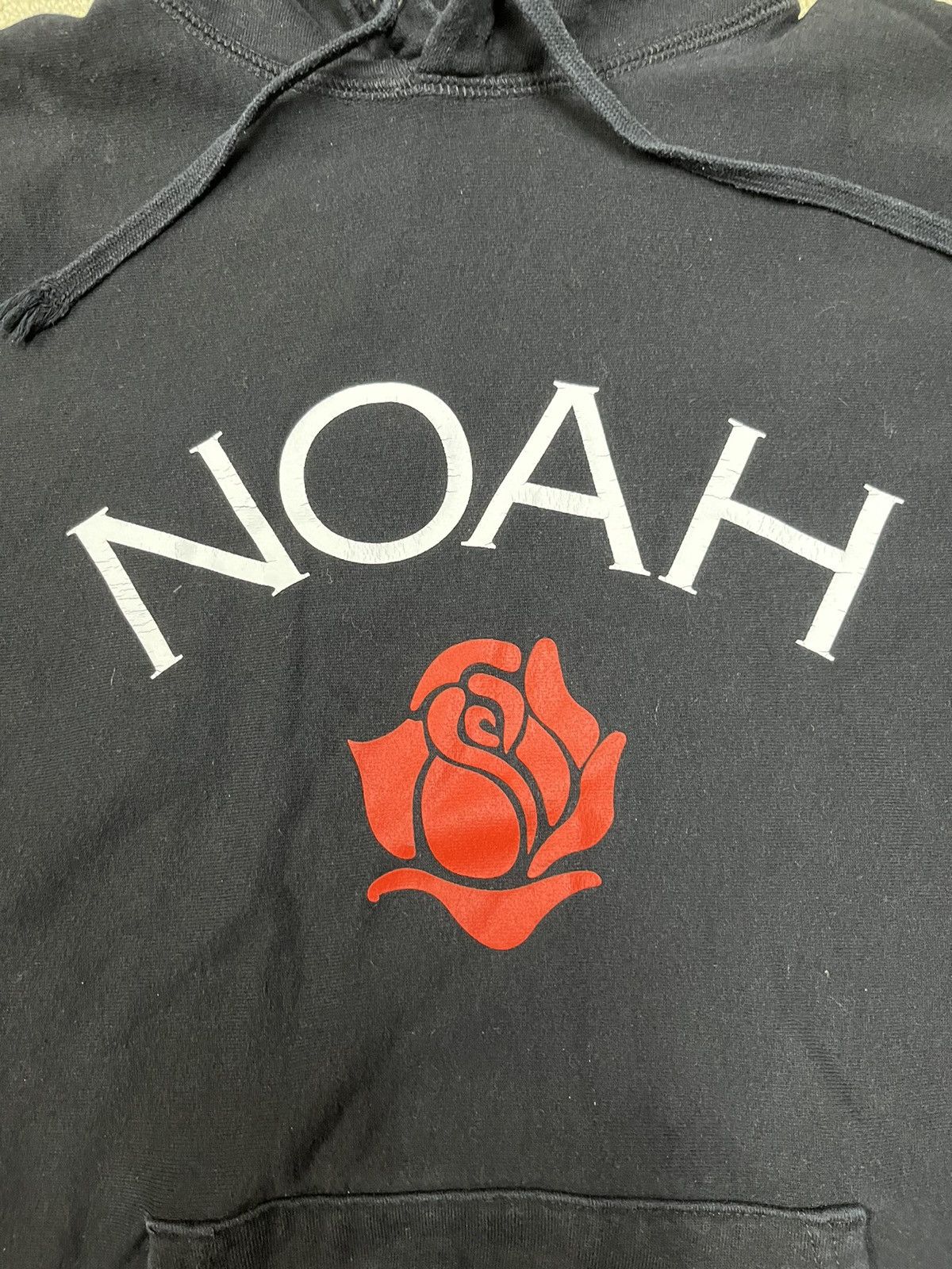 Noah Noah Rose Logo Hoodie FW19 Black Pre-Owned | Grailed