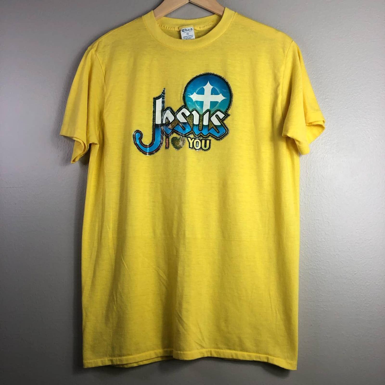Vintage 1980 Ched Roach Christian T Shirt 80s Single Stitch Jesus | Grailed