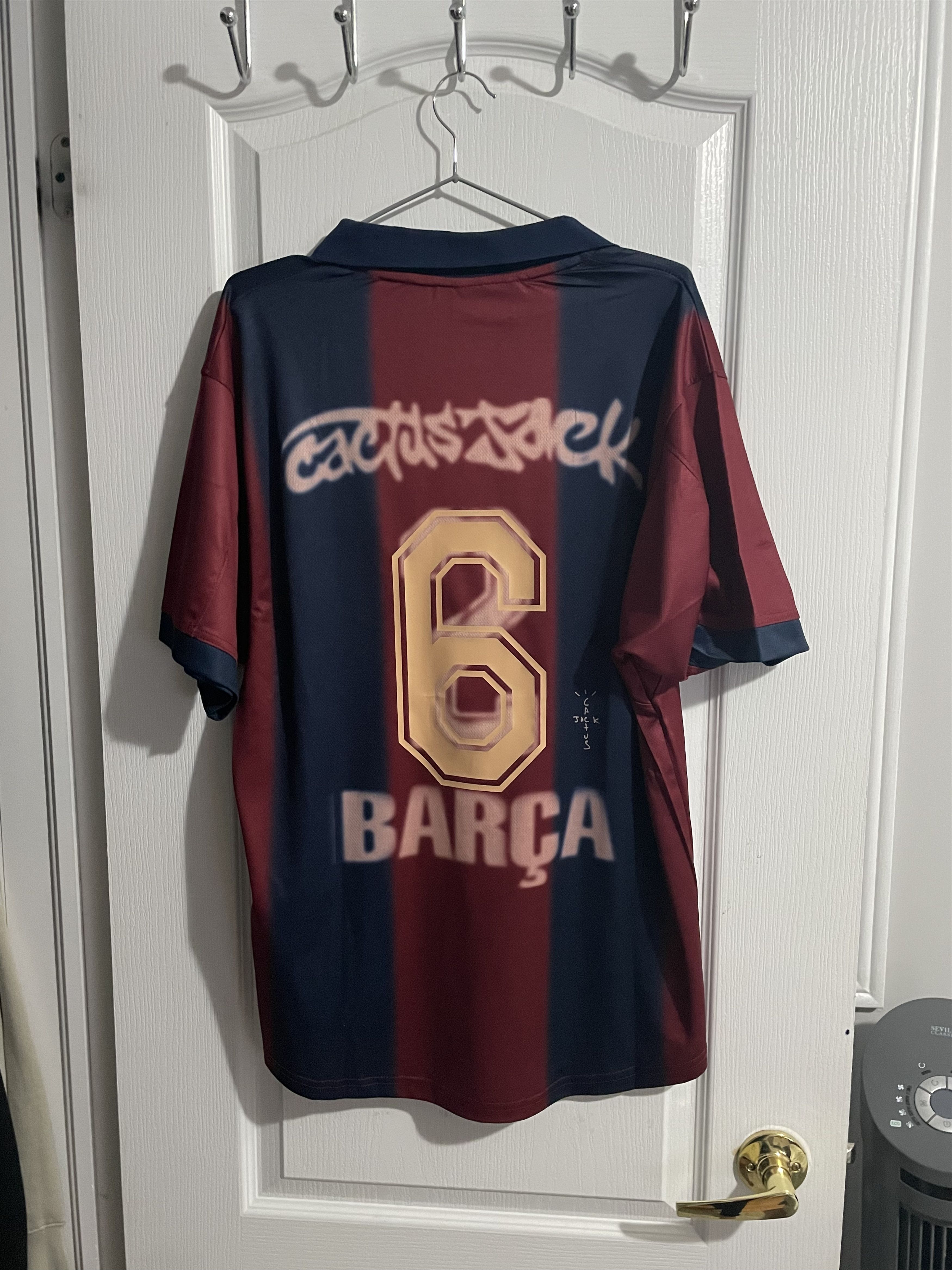 Travis Scott TRAVIS SCOTT FC BARCELONA RETRO 2000/2001 | Grailed