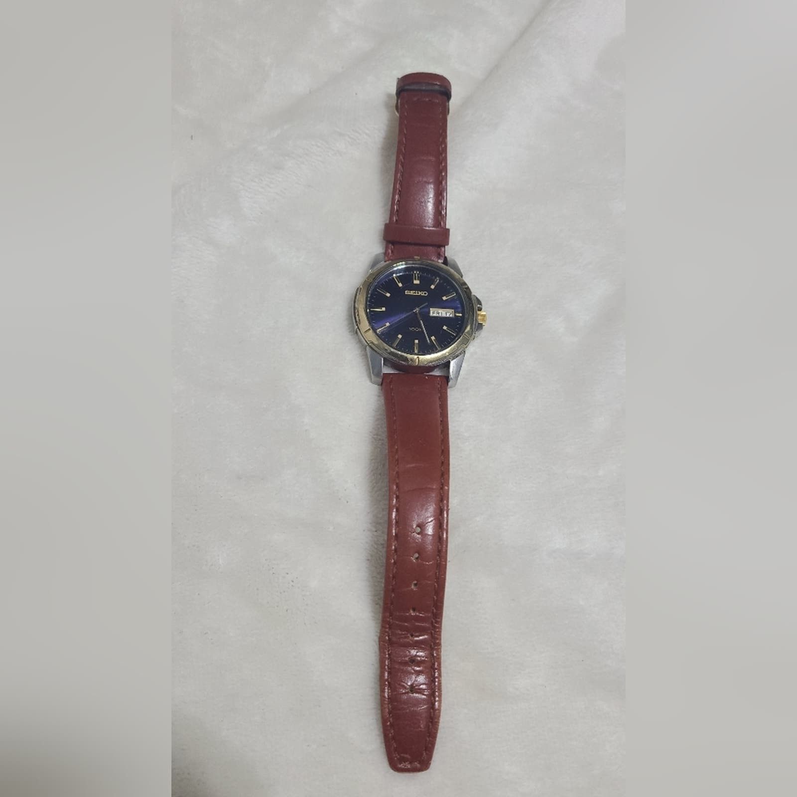 Seiko Seiko Women's Analog Watch Blue Face Leather Band | Grailed