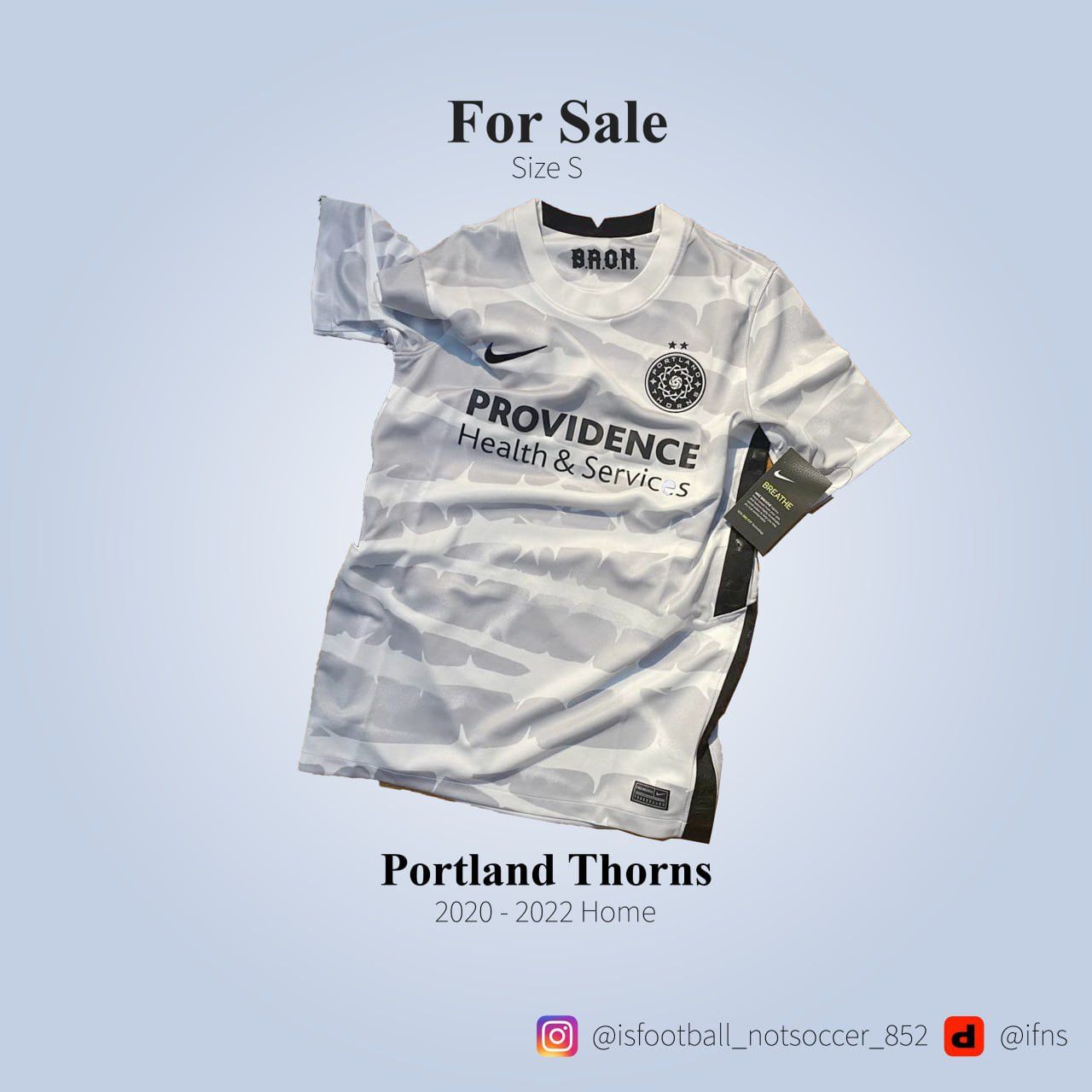 Nike Portland Thorns 2020-22 Home Football Shirt / Soccer Jersey | Grailed