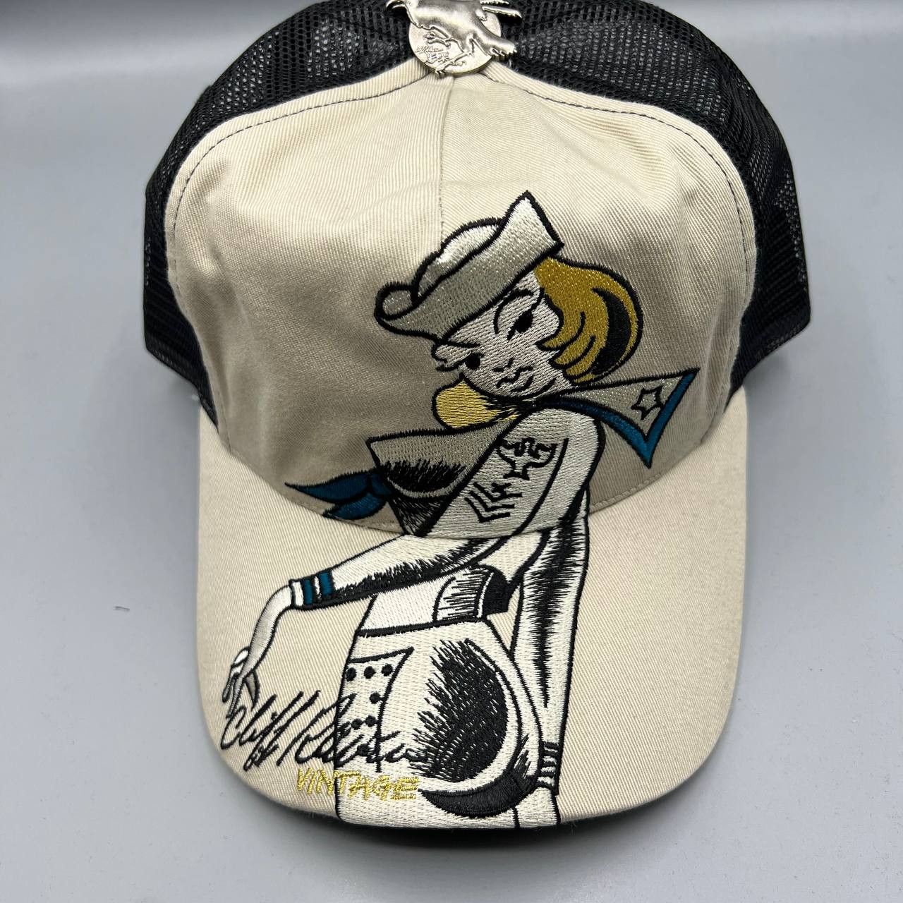 Ed Hardy Vintage Cliff Raven Hat Japanese tattoo Snap back Trucker | Grailed