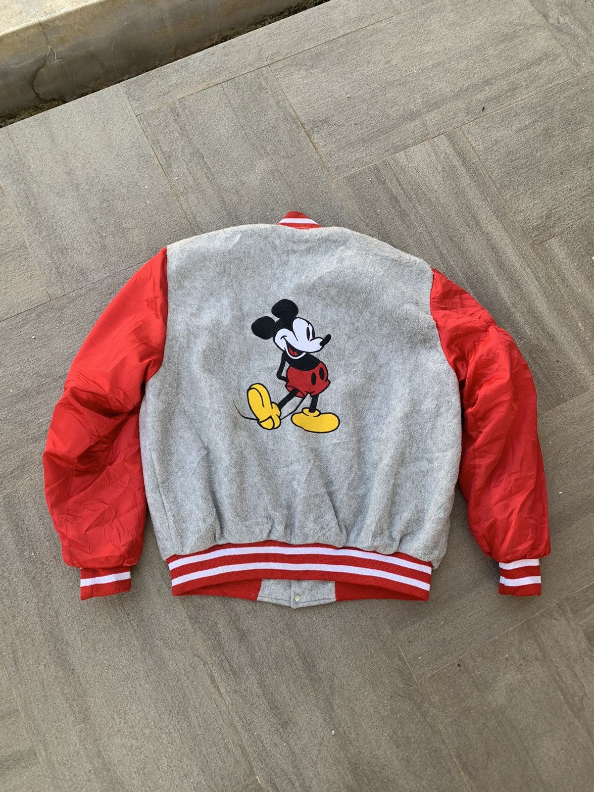 Made In Usa × Mickey Mouse × Varsity Jacket Mickey Mouse Varsity Jacket ...