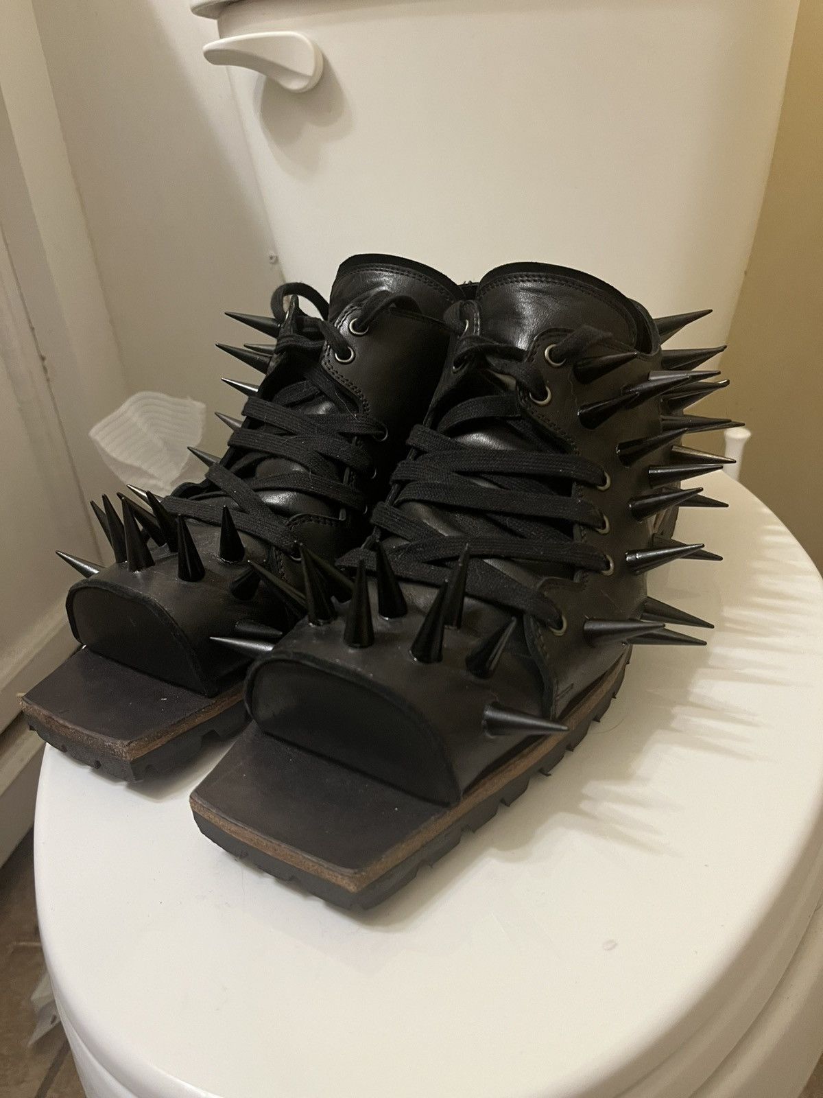 John Moore Old Curiosity Shop Spiked hogs | Grailed