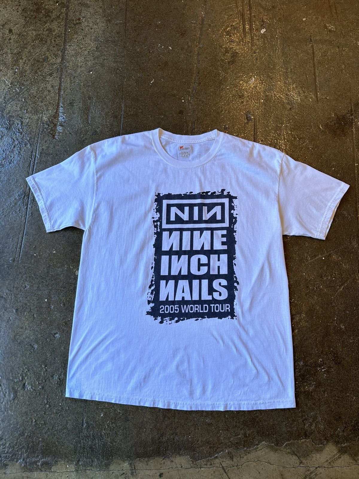 Vintage VINTAGE 2005 World Tour NINE INCH NAILS TEE SHIRT | Grailed