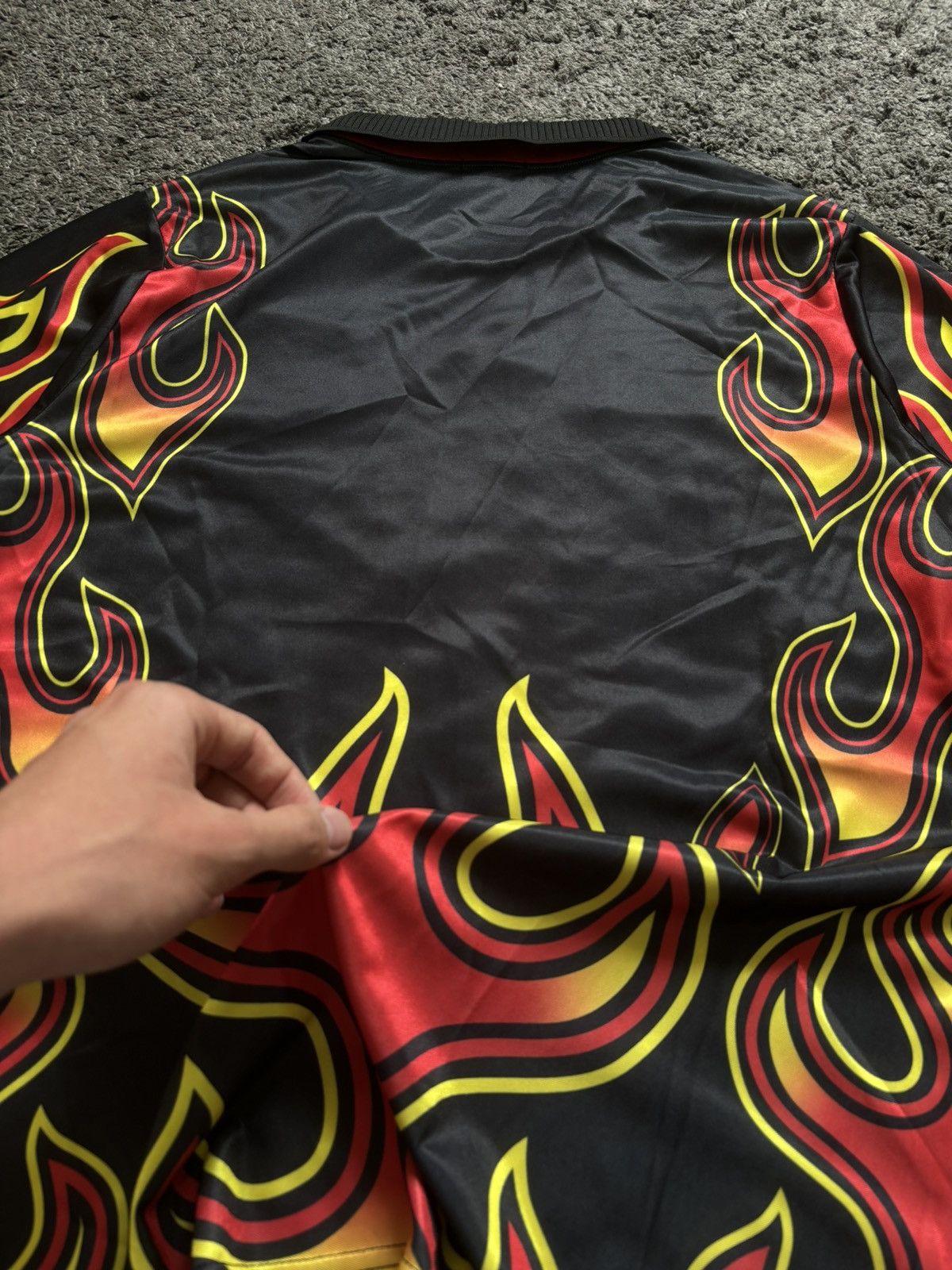 Vintage Japan 1998 football World Cup vintage flames concept jersey ...
