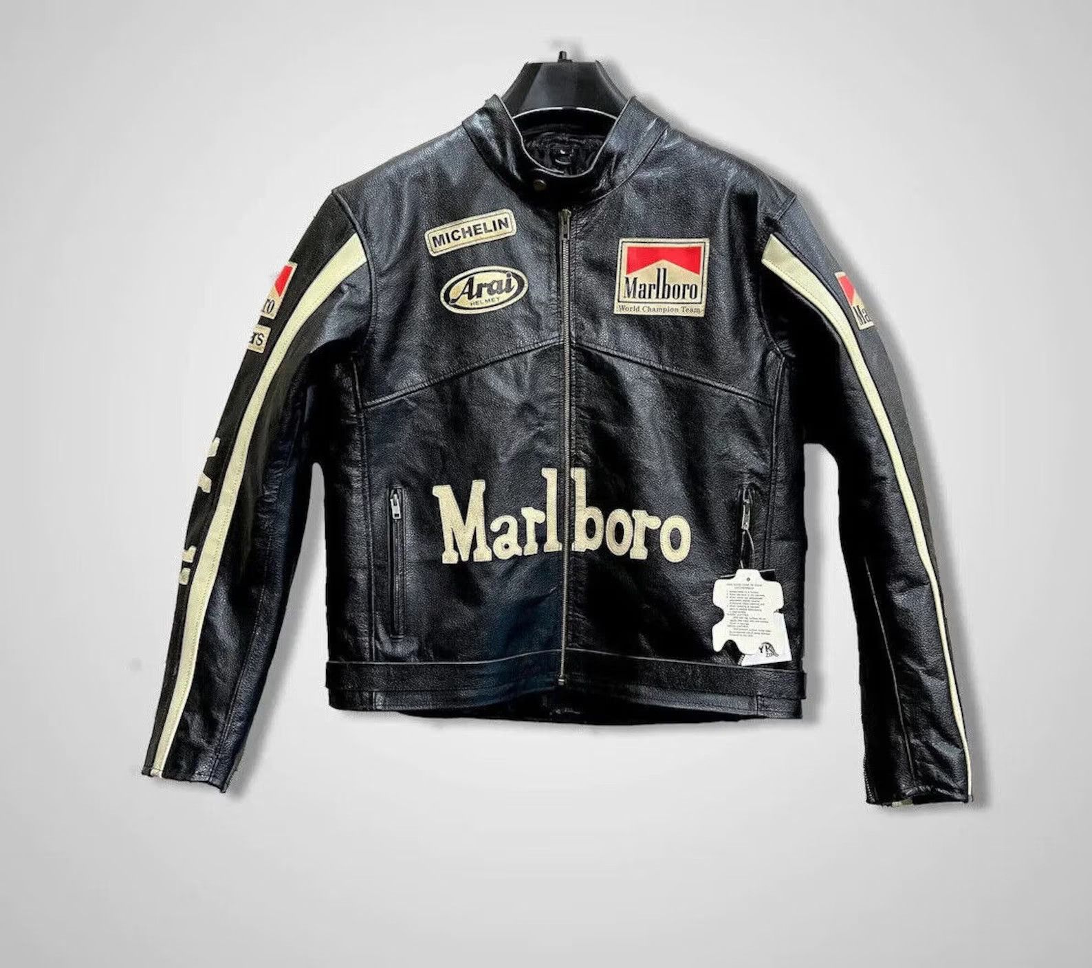 MOTO × Marlboro × Racing F1 Vintage Marlboro Racing Motorbike Jacket ...