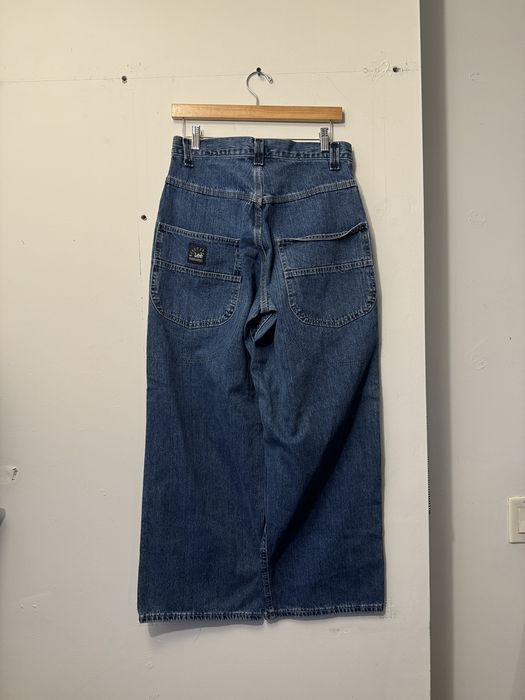 Vintage VINTAGE RIVETED BY LEE BAGGY WIDE PIPE LEG DENIM WORK JEANS ...