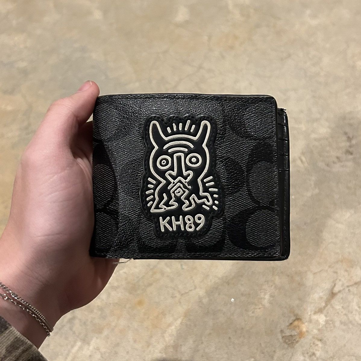 Coach × Keith Haring Coach x Keith Haring Signature Canvas Bifold ...