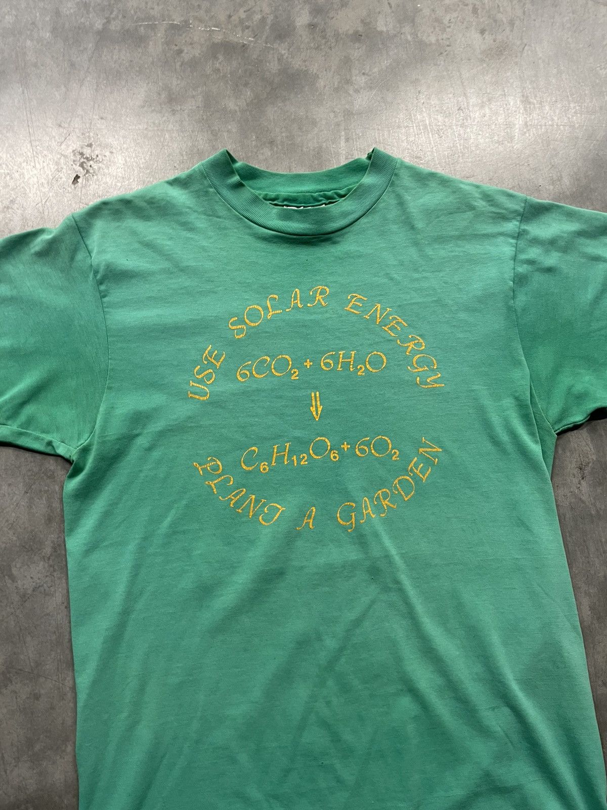 Vintage Vintage Sun Faded Use Solar Energy Photosynthesis T Shirt | Grailed