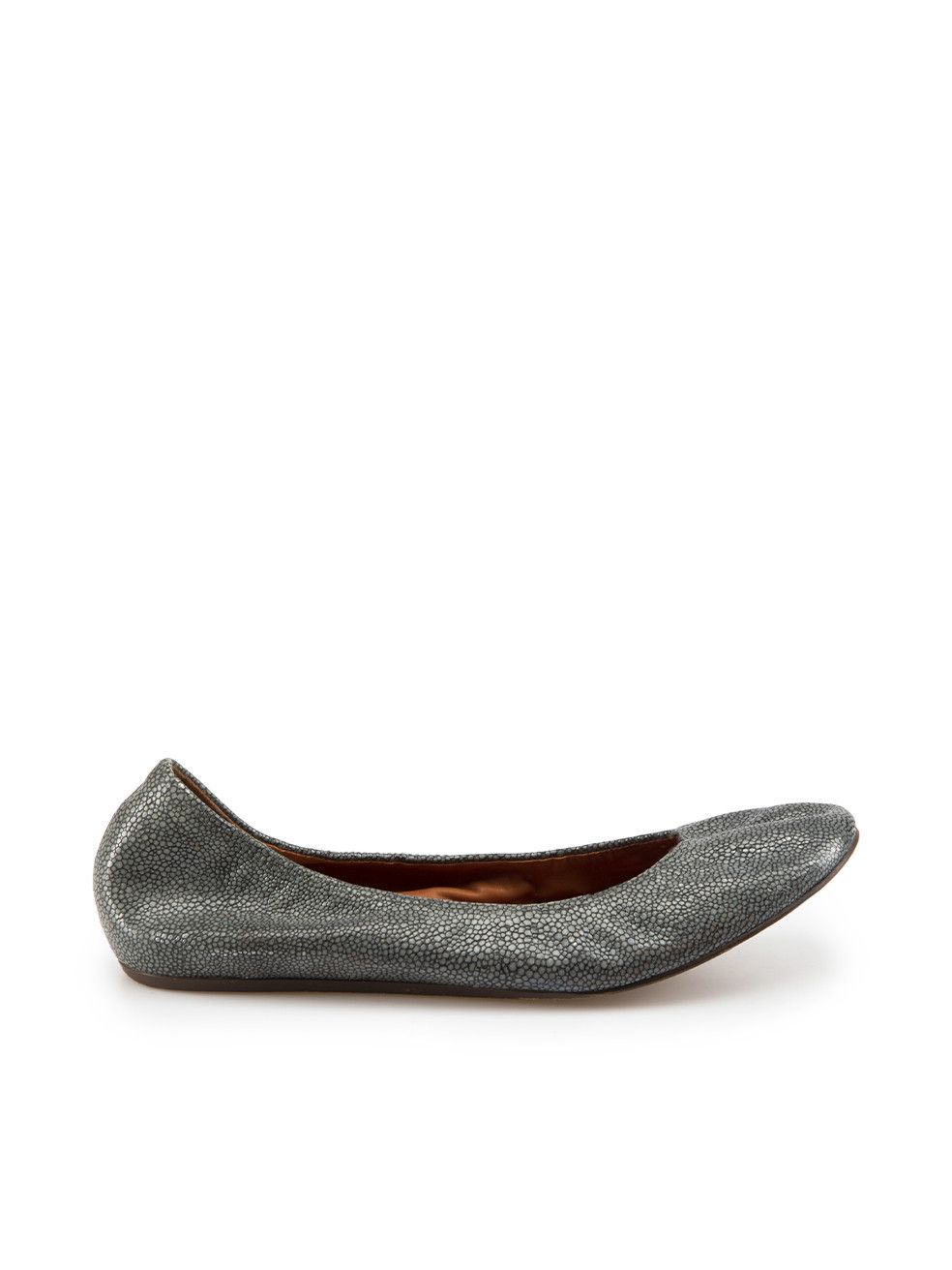Lanvin Grey Stingray Leather Ballet Flats | Grailed