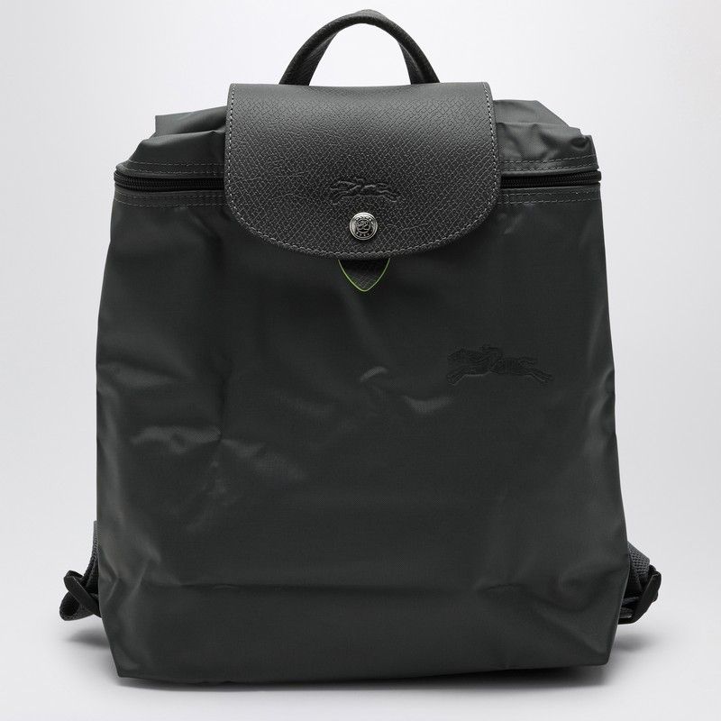 Longchamp Longchamp Le Pliage Green Graphite-Coloured Backpack M | Grailed