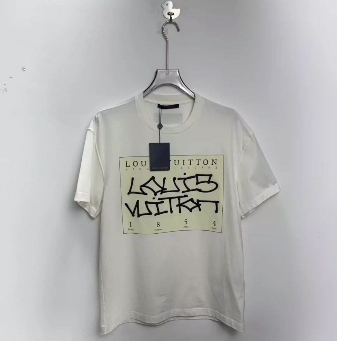 Louis Vuitton Louis Vuitton Signature Cursive Box Logo 1854 T-Shirt ...