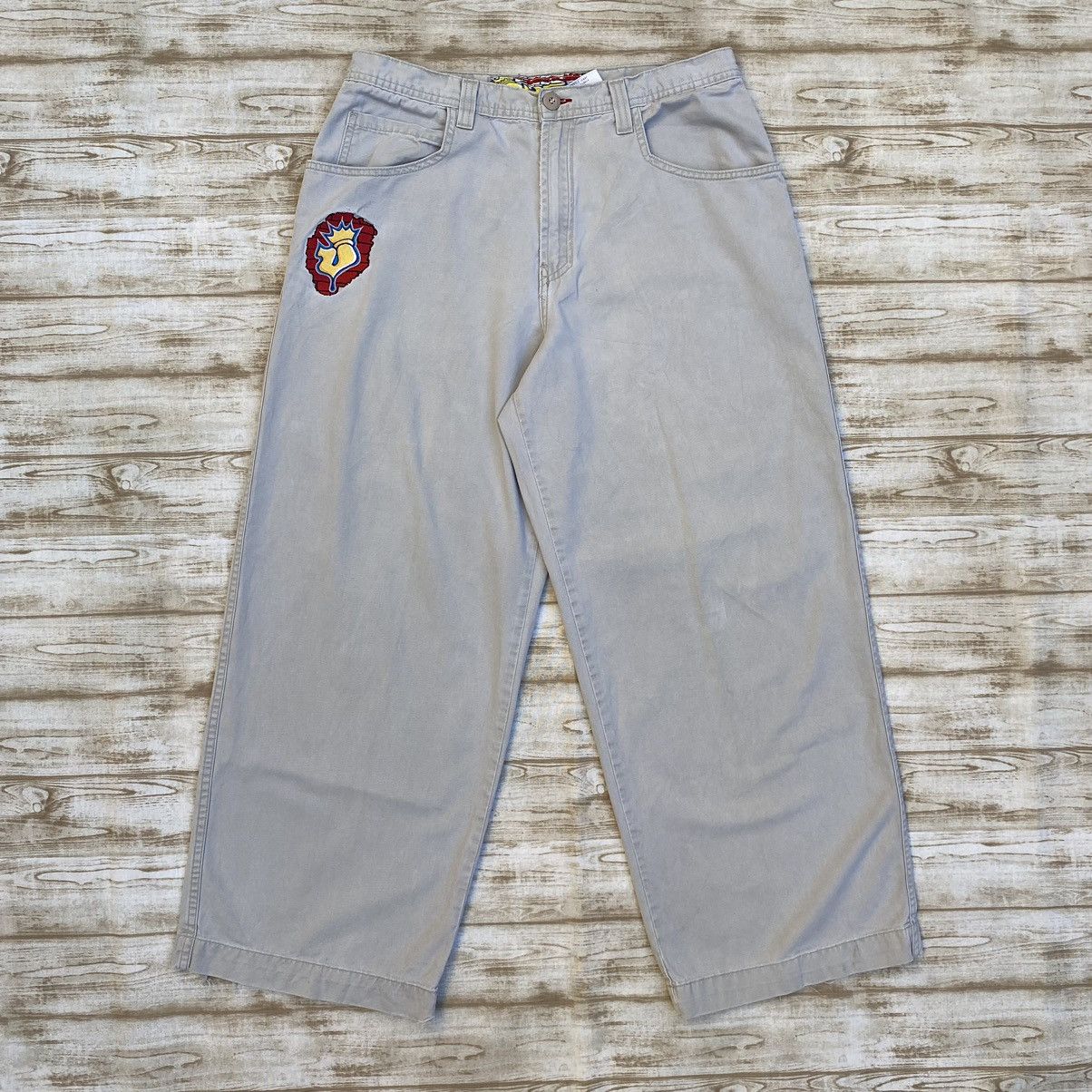 Vintage Jnco Jester 90s Light Khaki 34x30 | Grailed