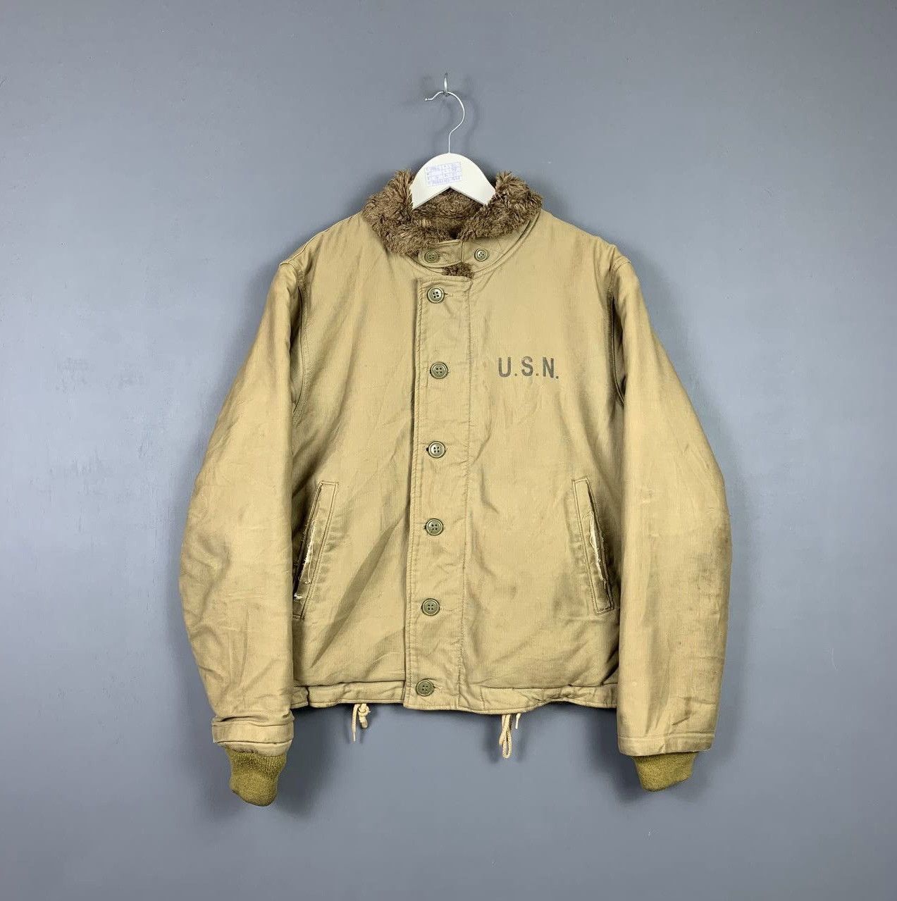 Military × Usn × Vintage Vintage US Navy Deck Jacket | Grailed