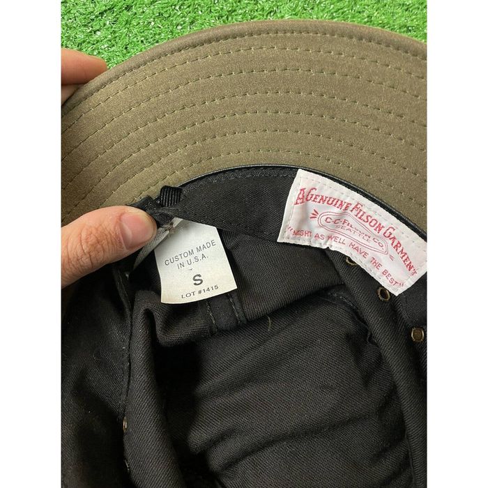Filson Vintage Filson Tin Cloth Waxed Cotton Packer Small Hat USA | Grailed