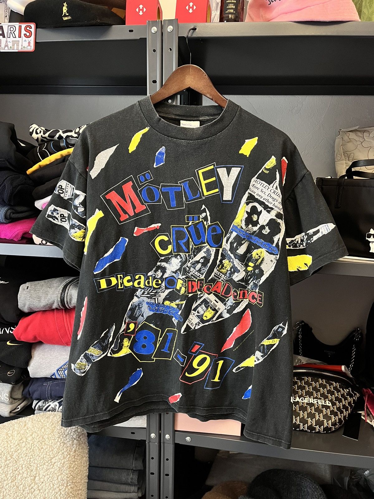 Band Tees × Rock T Shirt × Vintage Vintage 1991 Motley Crue Decade Of ...