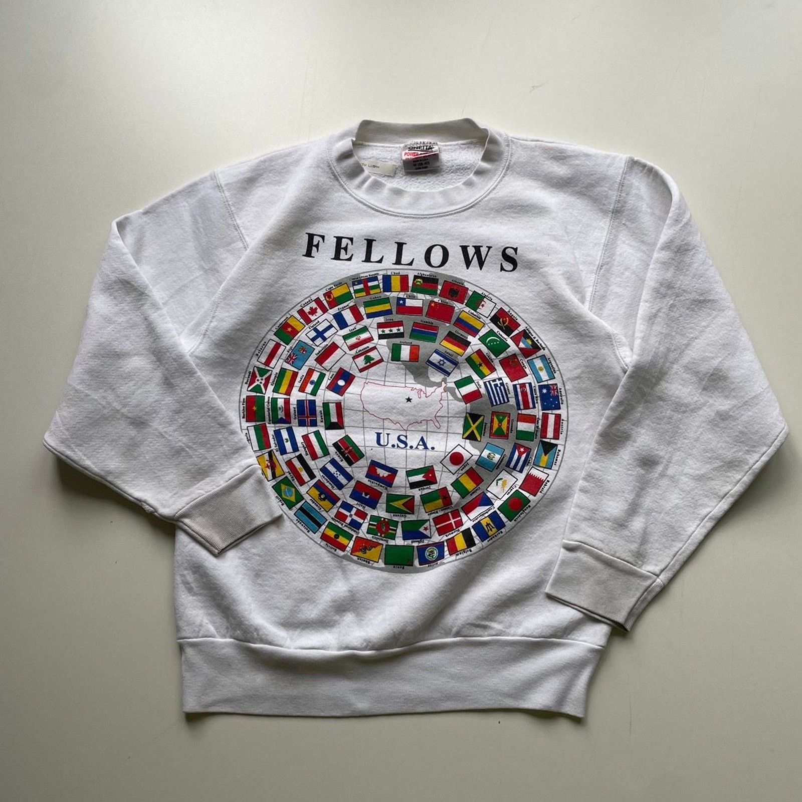 Art × Made In Usa × Vintage Vintage 90s International World Flags USA ...