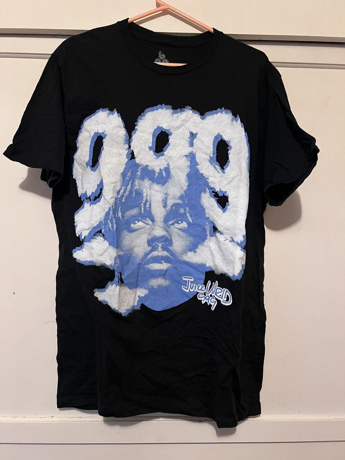 999 Club 999 Club Juice Wrld Clouds Tee Black Mens Large | Grailed