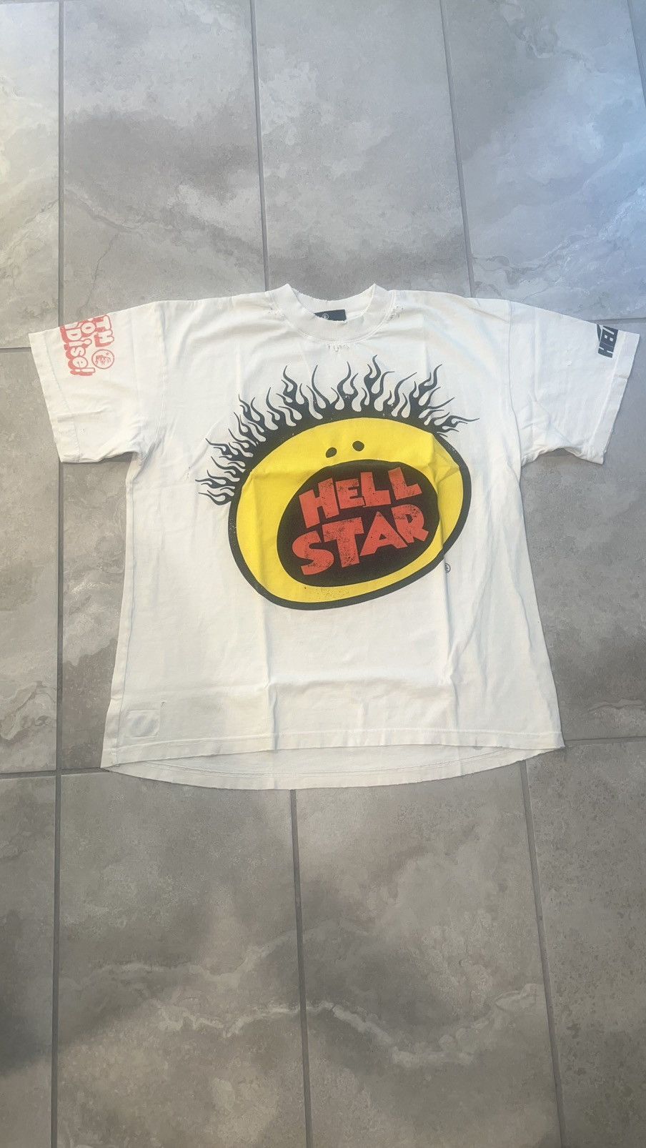 HELLSTAR Hellstar slime logo t shirt | Grailed