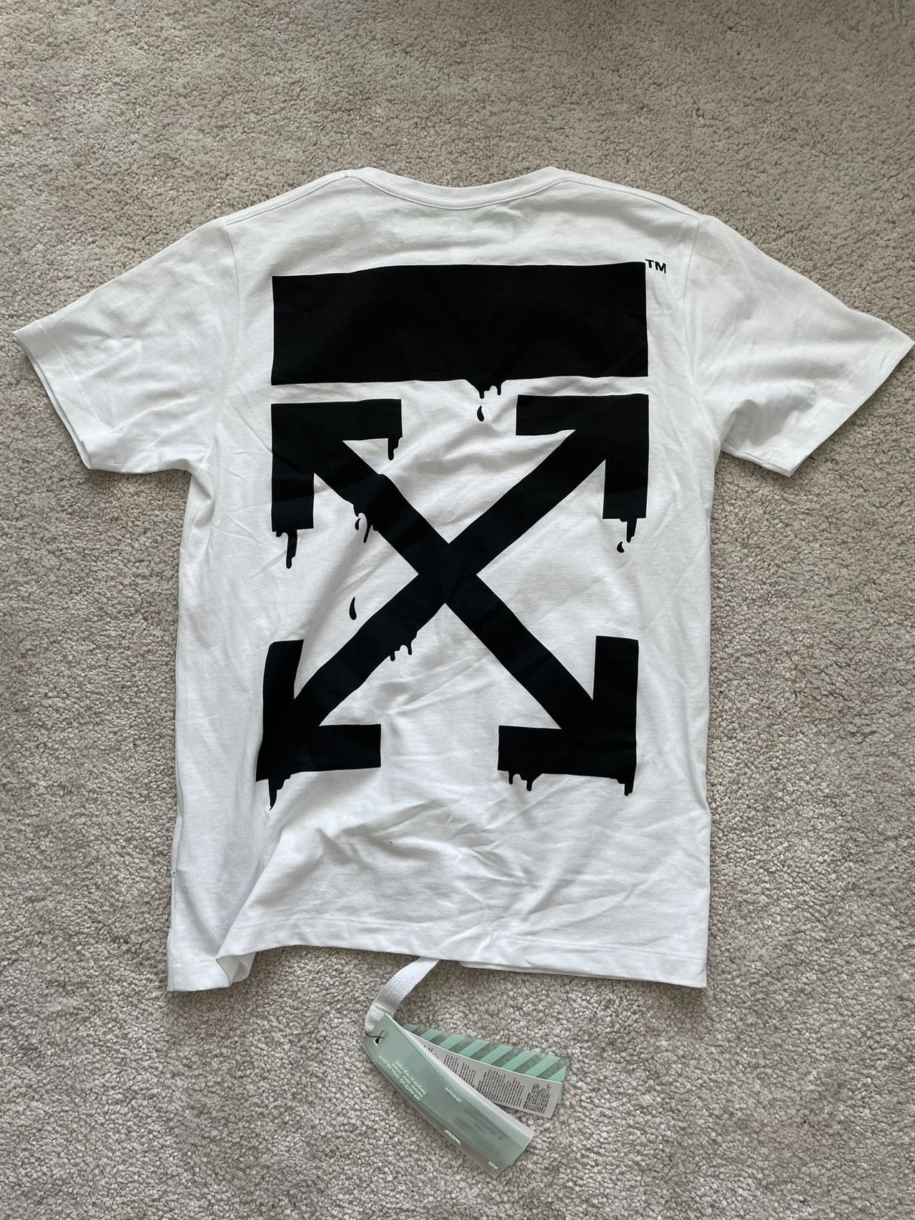 Off-White OFF WHITE X The Simpsons Bart Peace Sign T-shirt | Grailed