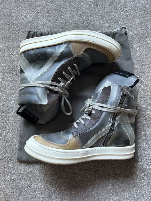 Rick Owens Rick Owens Transparent Milk PVC Geobasket | Grailed