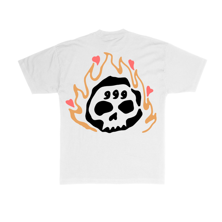 999 Club Juice Wrld 999 burning heart shirt | Grailed