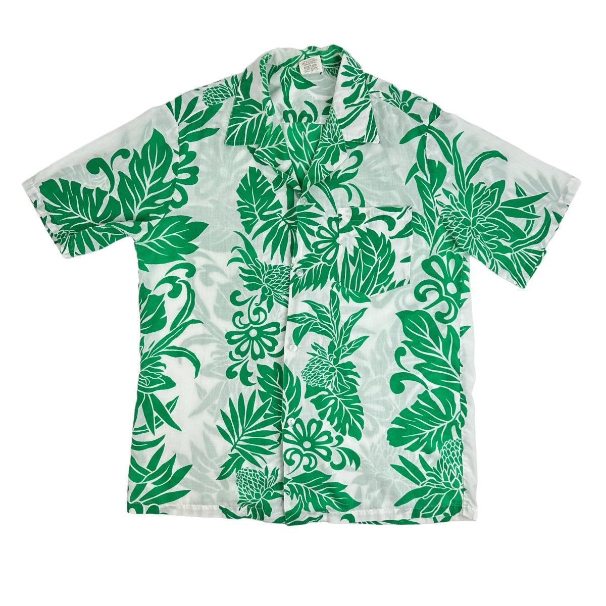 Vintage VTG Pua Lani Pareau Hawaiian Button Down MuuMuu Lani Shirt ...