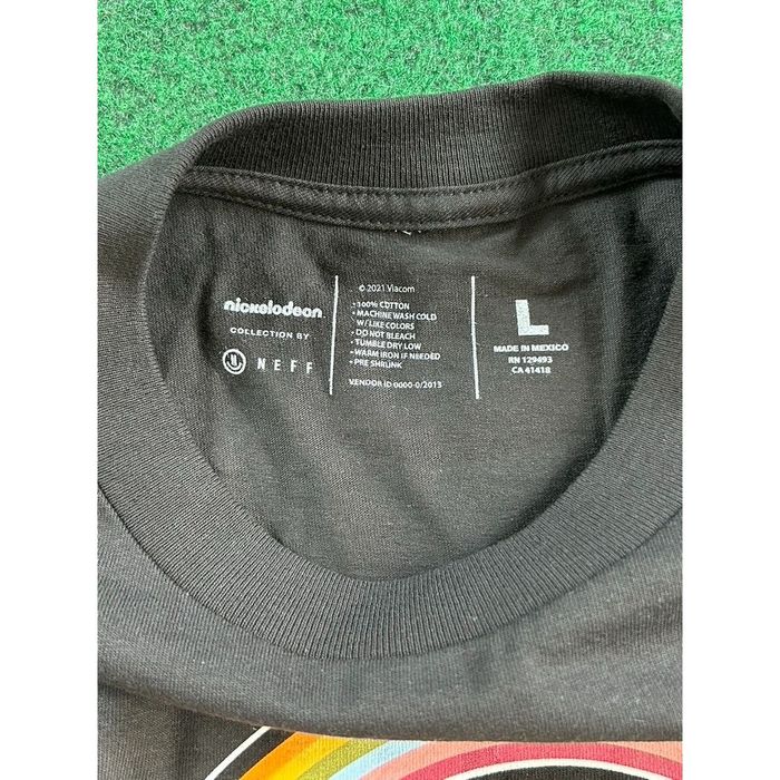 Neff Neff Nickelodeon Spongebob Squarepants with Rainbow T-Shirt | Grailed