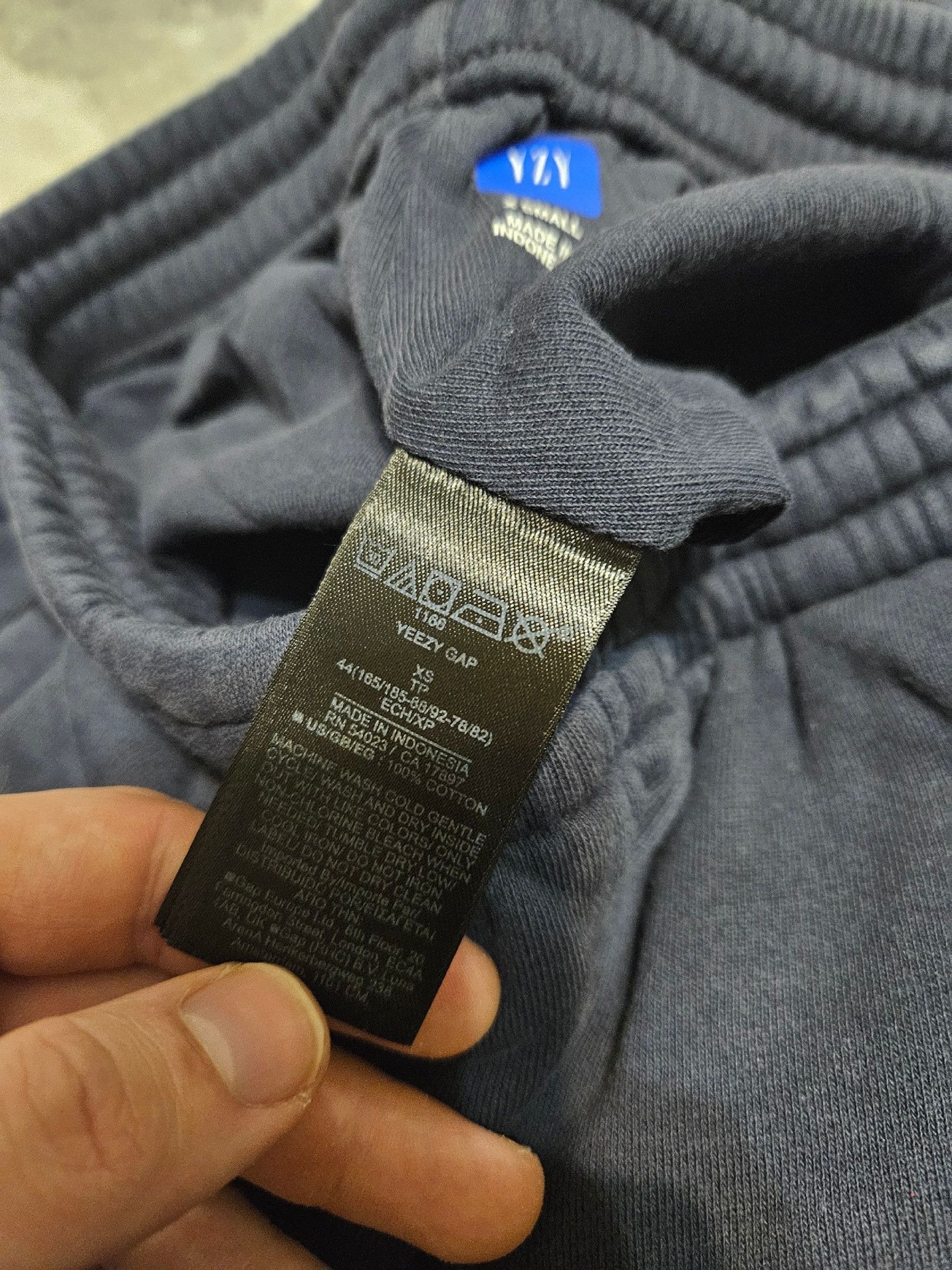 Gap × Kanye West Yeezy Gap Balenciaga Wide Leg Double Layer Sweatpants ...