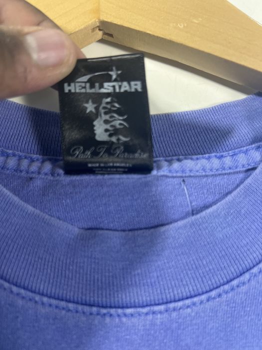HELLSTAR Hellstar Rodman purple tee | Grailed