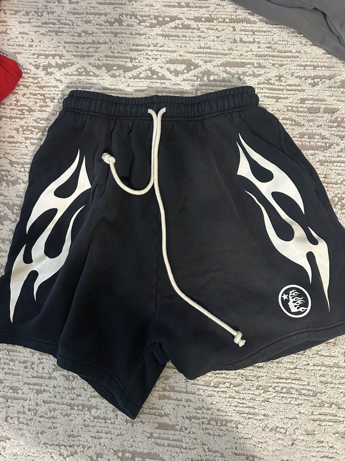 HELLSTAR Hellstar flame shorts 2024 release | Grailed