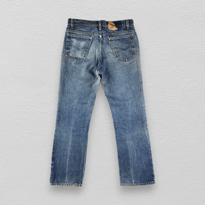 Vintage Vintage 80s Levis Jeans Rusty Blue Denim KJ1790 | Grailed