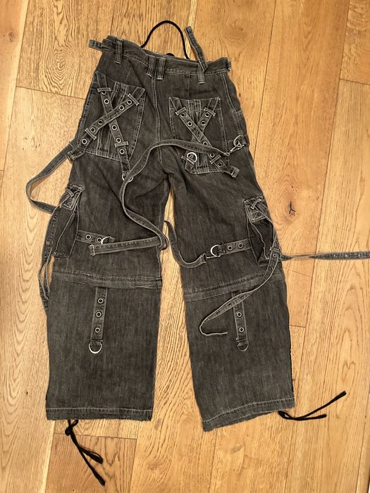 Tripp Nyc Tripp NYC X Strap Pant Black Denim | Grailed