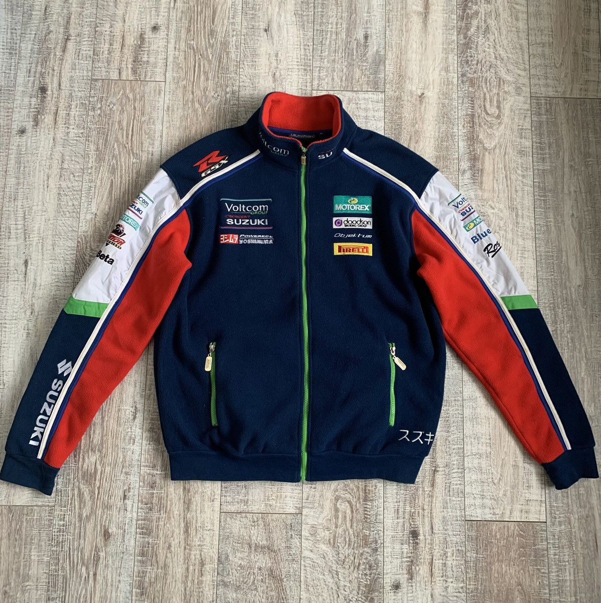 NASCAR × Racing × Vintage Vintage Suzuki Fleece Track Jacket | Grailed