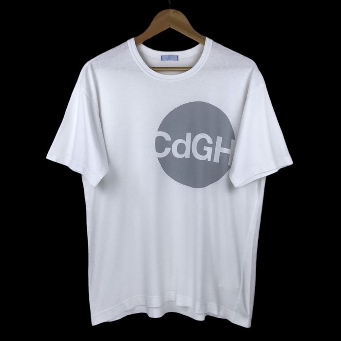 Vintage Comme des Garcons Homme CdGH Big Logo Tee Shirt Japan Fit L ...