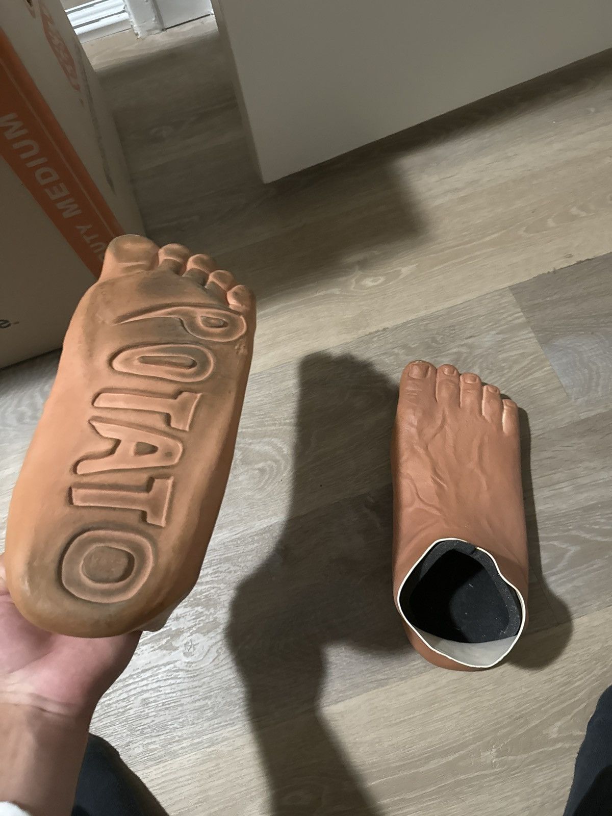 Imran Potato Original Imran Potato Caveman Slippers | Grailed