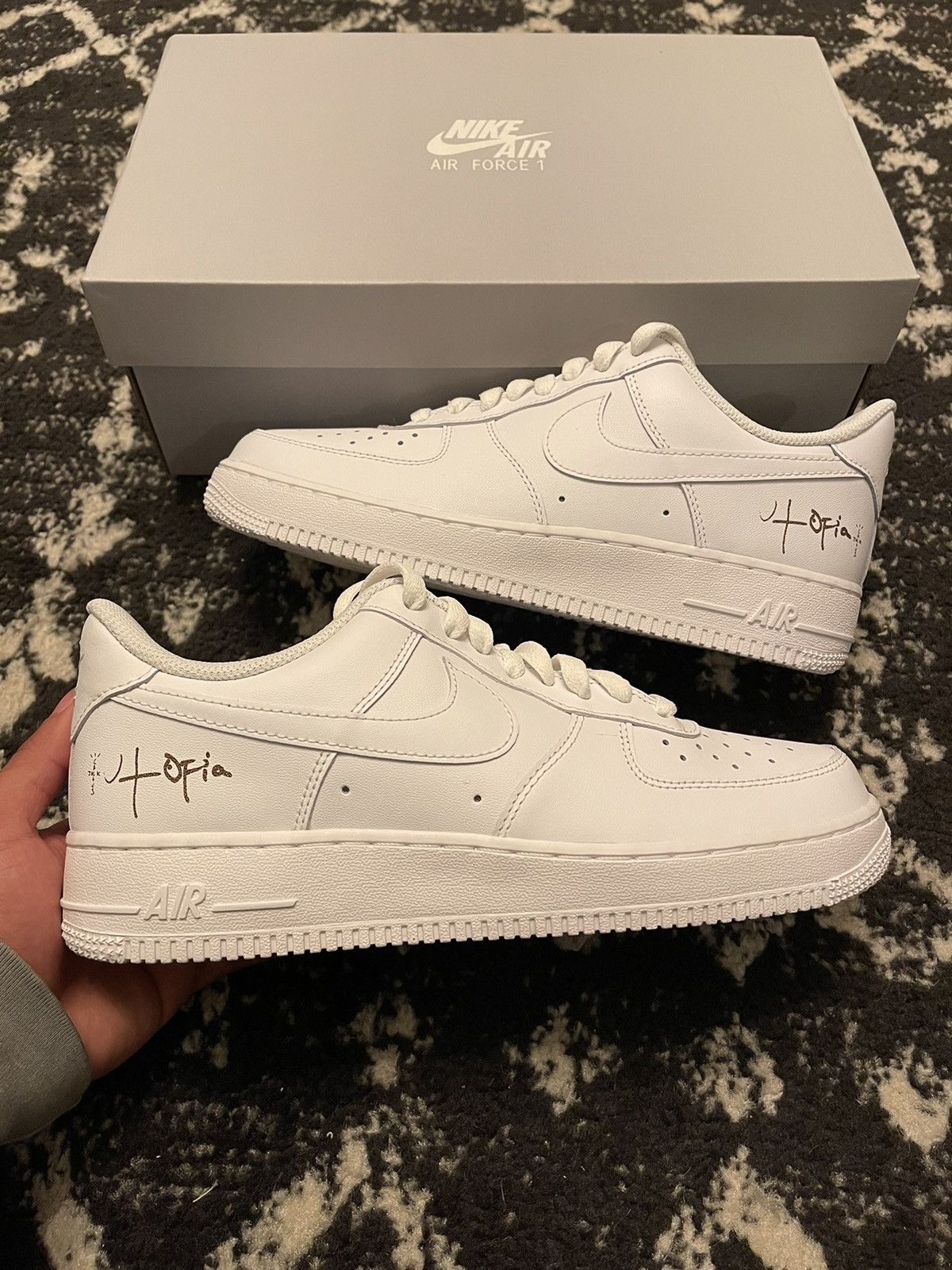 Nike Travis Scott “Utopia” Air Force 1 | Grailed