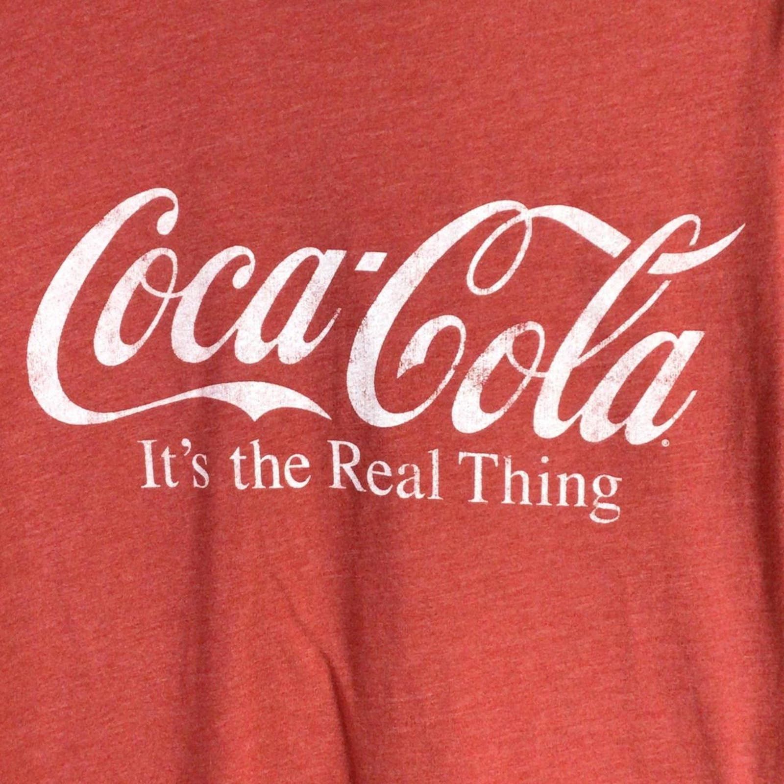 Coca Cola Retro Coca-Cola Soda coke real thing T Shirt Red White Small ...
