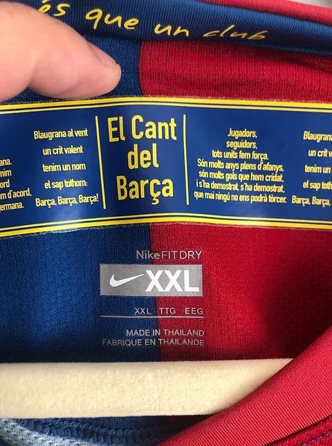 Nike Leo Messi 2008-09 Barcelona Home XXL 9/10 | Grailed