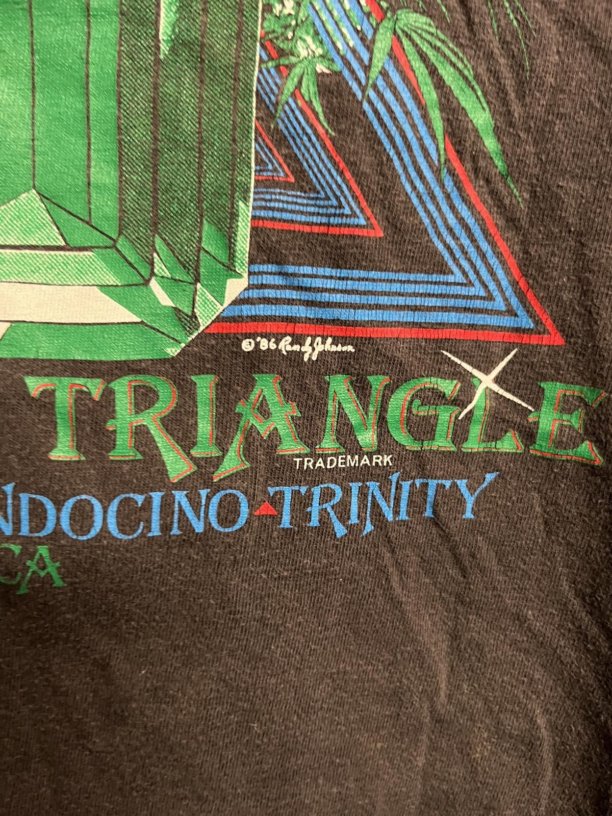 Designer Vintage Califorina Weed T-shirt - Marijuana Emerald Triangle ...