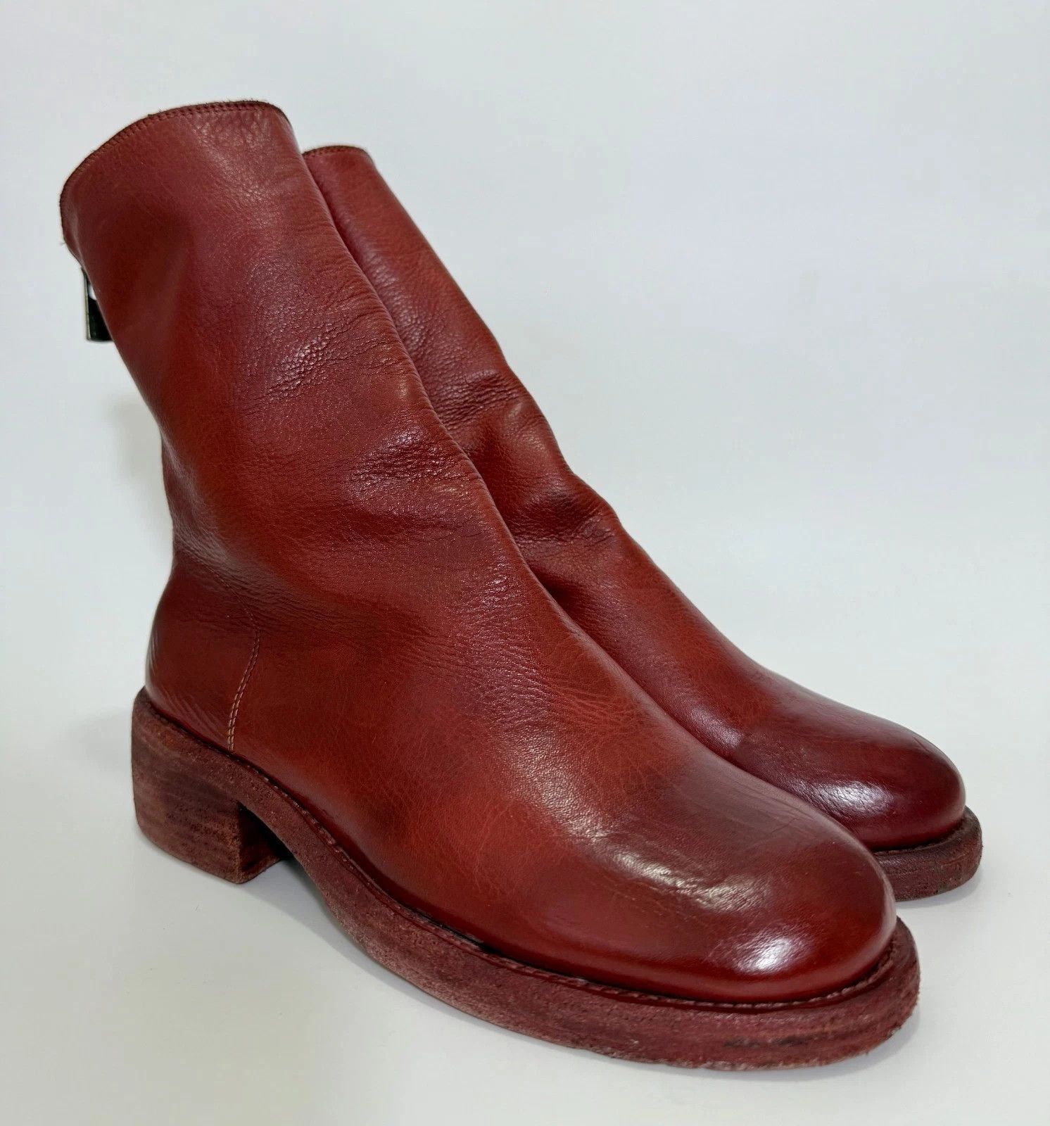 Guidi Guidi Red Horse Leather Back Zip Boots | Grailed
