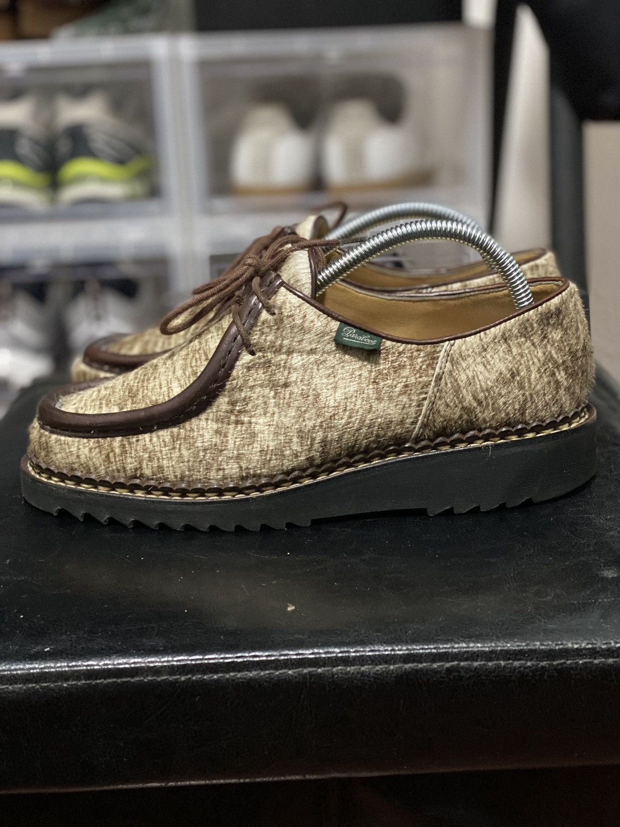 Paraboot Paraboot Michael Mouchete Sport Derby Pony Hair Moc Shoes ...