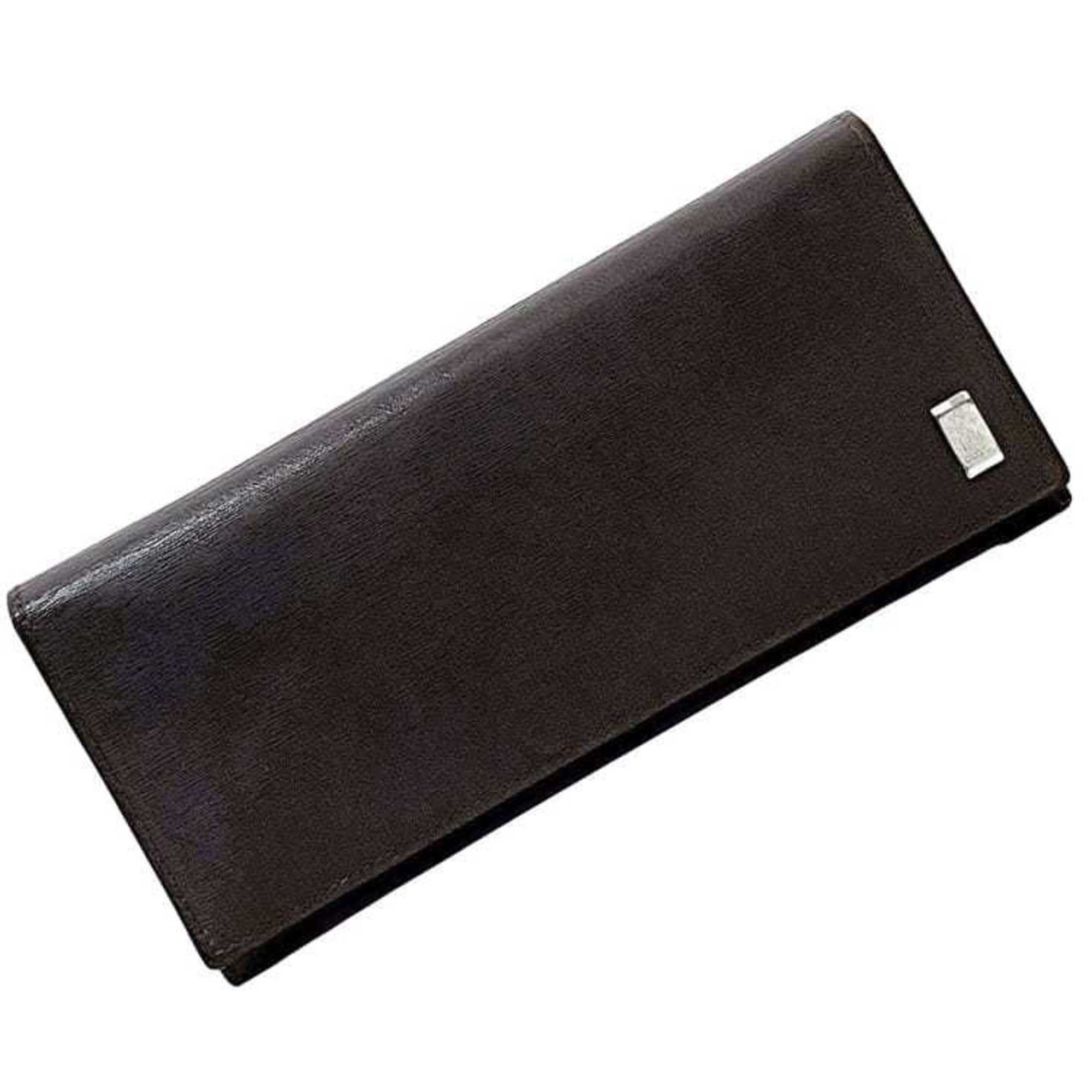 Alfred Dunhill Dunhill Bi-fold Long Wallet ec-21872 Brown Sidecar ...