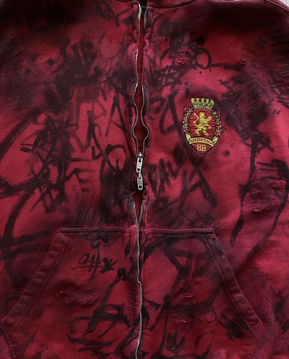 Balenciaga Balenciaga S/S 23 Red Skater Zip-Up | Grailed