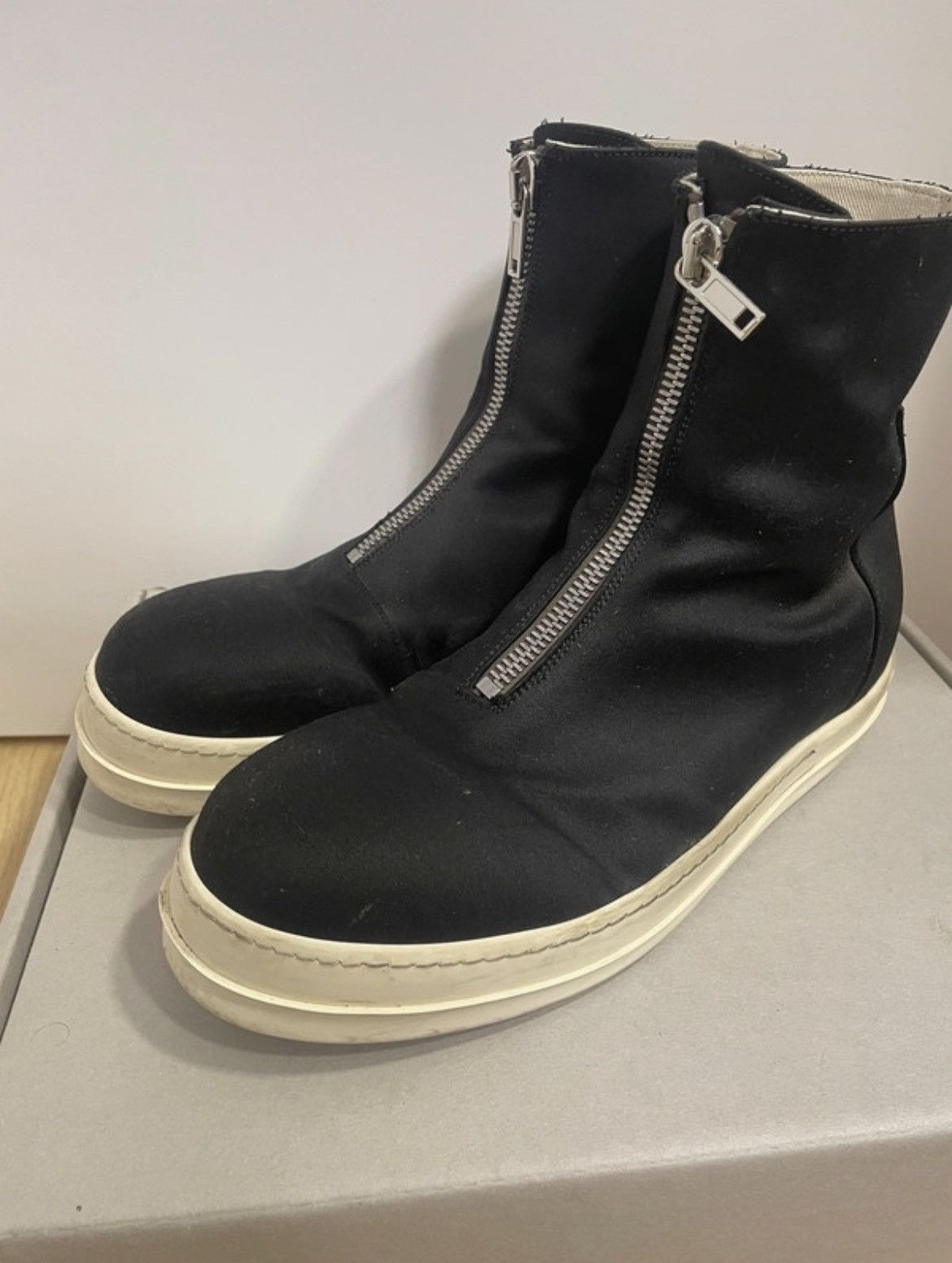 Rick Owens Rick owens front zip ramones | Grailed