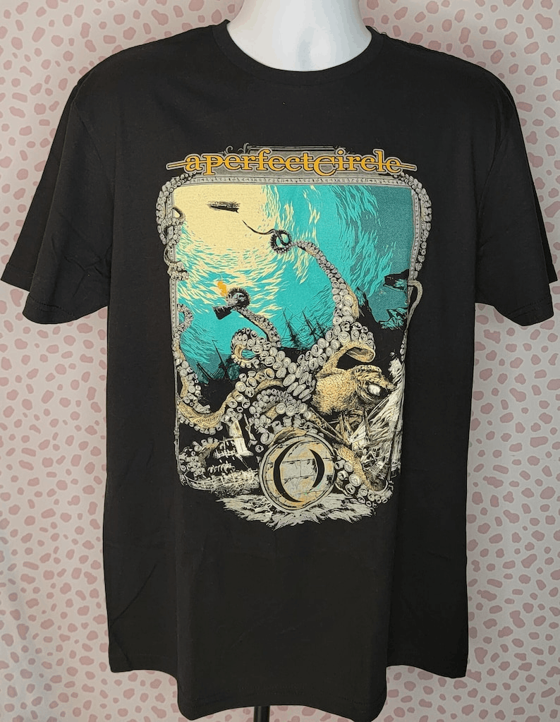 Gildan × Rock Band × Vintage A Perfect Circle The Depths Band Vintage T-Shirts 1side | Grailed