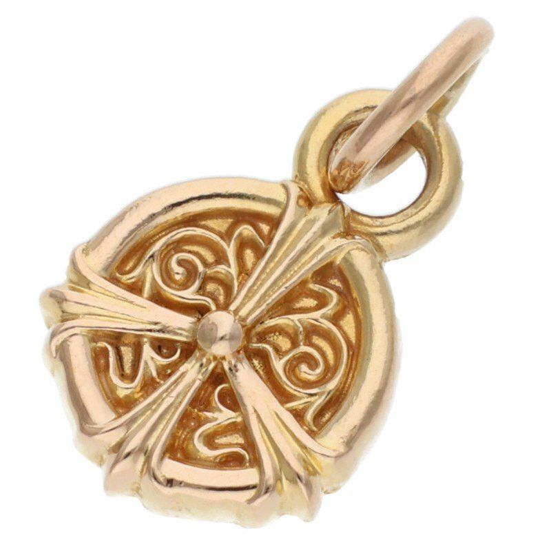 Chrome Hearts Chrome Hearts 22K Gold Peace Sign Necklace | Grailed