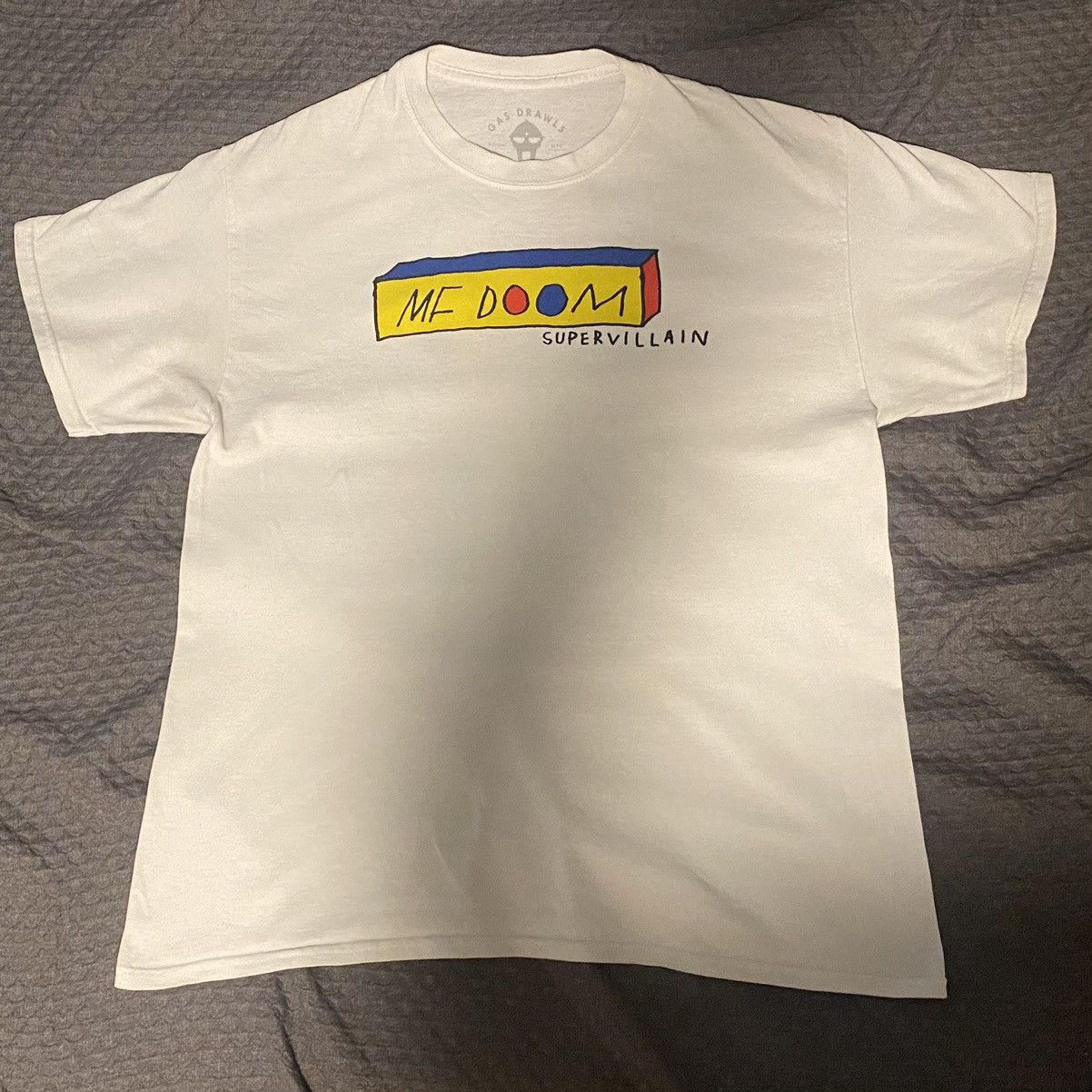 MF Doom MF DOOM/GAS DRAWLS SUPERVILLAIN TEE | Grailed