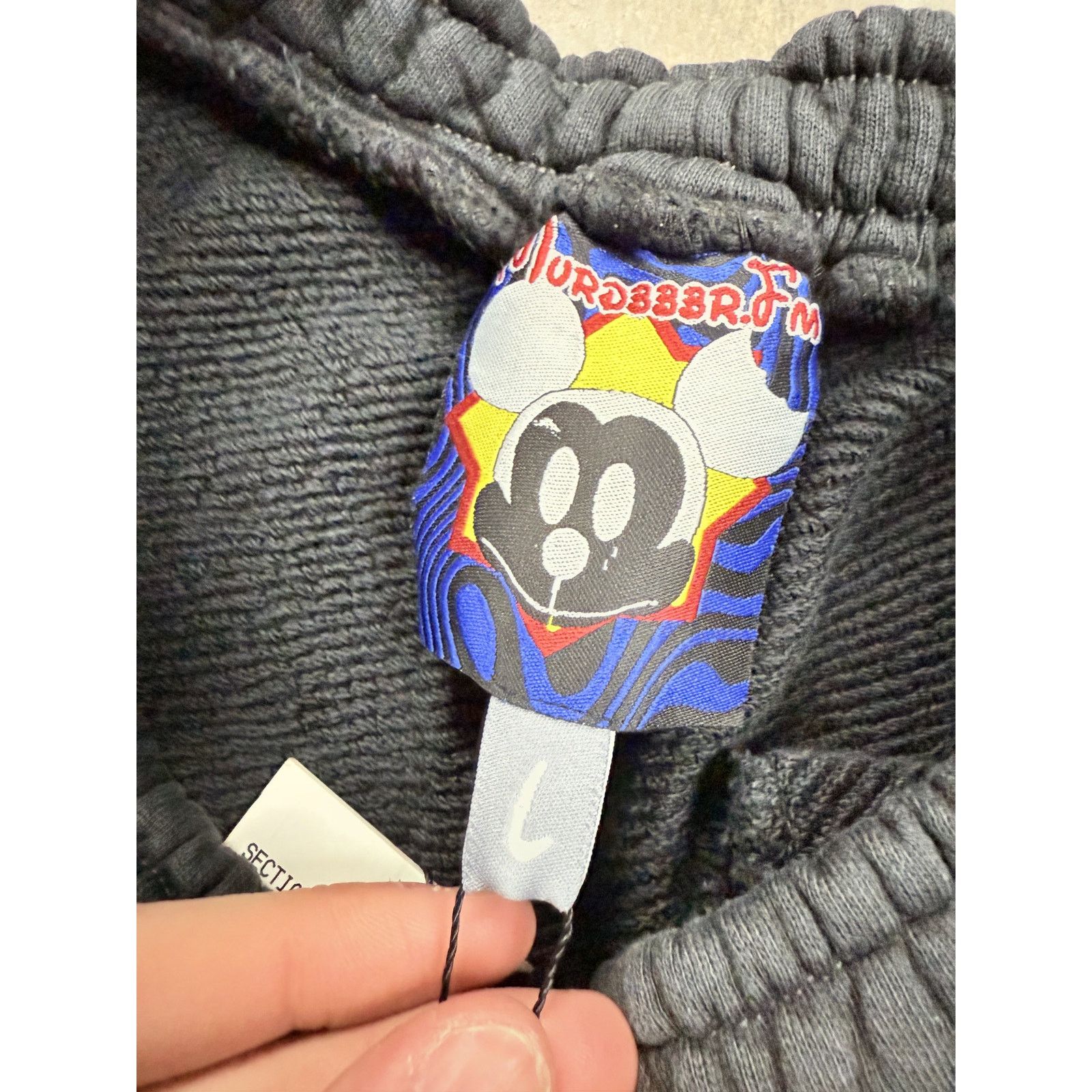 murd333r.fm Murder.fm Sweats Black Disney Large New | Grailed